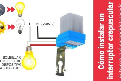 Sensores crepusculares - Consejos Eléctricos